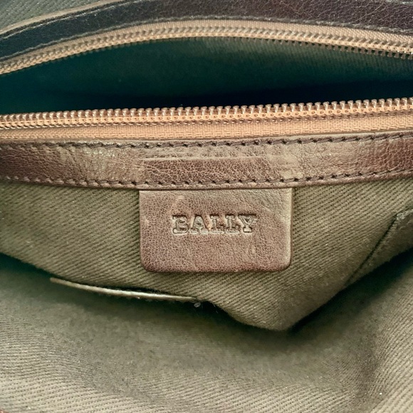 Bally | Bags | Bally One Season And Limited Olive Green Suedebrown Leather Shouldercrossbody ...